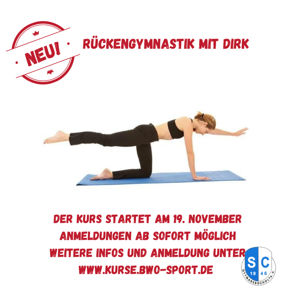 Rückengymnastik mit Dirk – Jetzt anmelden! – BWO Sport